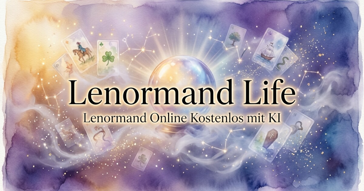 Lenormand Online Kostenlos | Lenormand Kartenlegen mit KI
