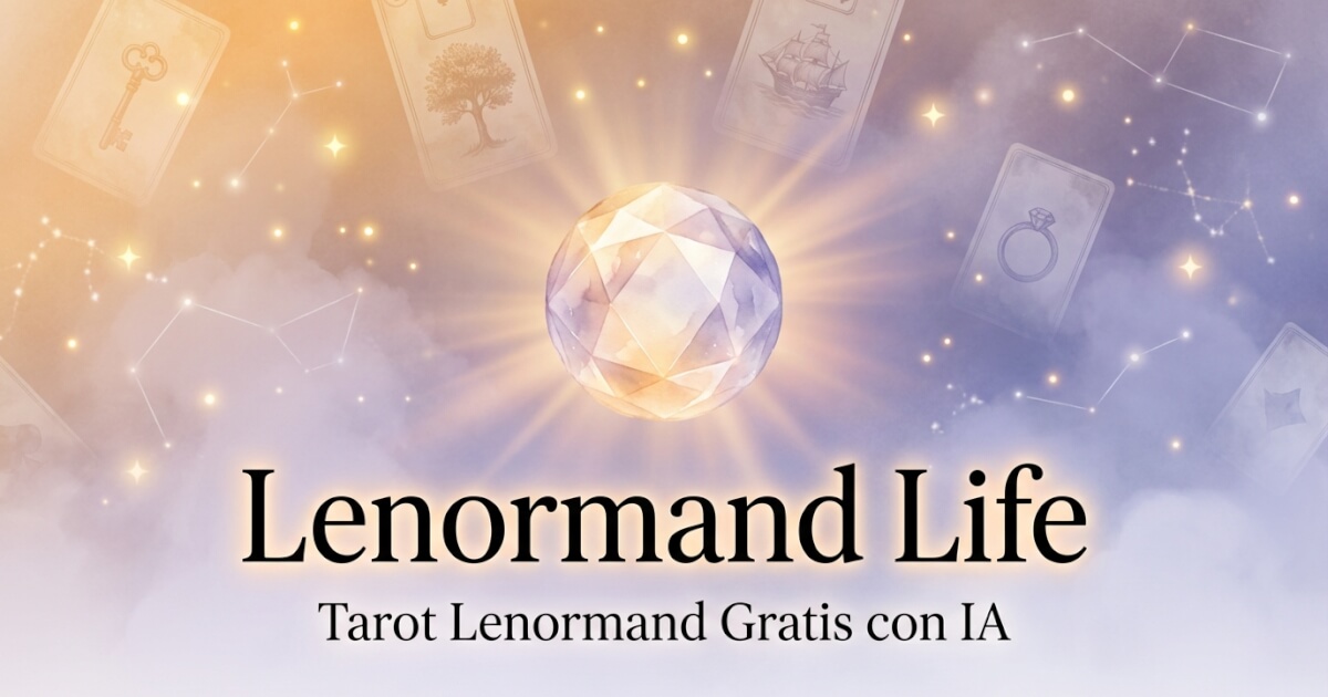 Tarot Lenormand Gratis Online | Lenormand Tarot con IA