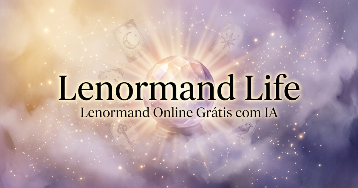 Lenormand Online Grátis | Tarot Lenormand Baralho com IA